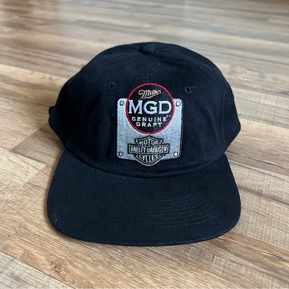 Accessories | Vtg Miller Mgd Motor Harley Davidson Cycles Trucker ...